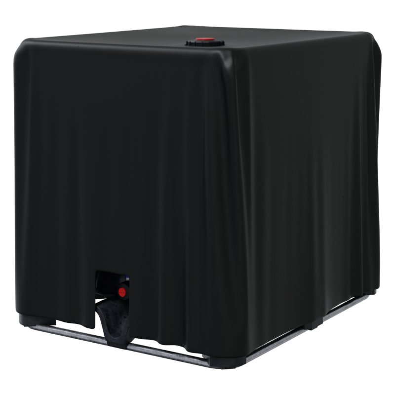 IBC Tank Abdeckplane Schutzhülle Wassertank Cover Abdeckung schwarz 1 ...